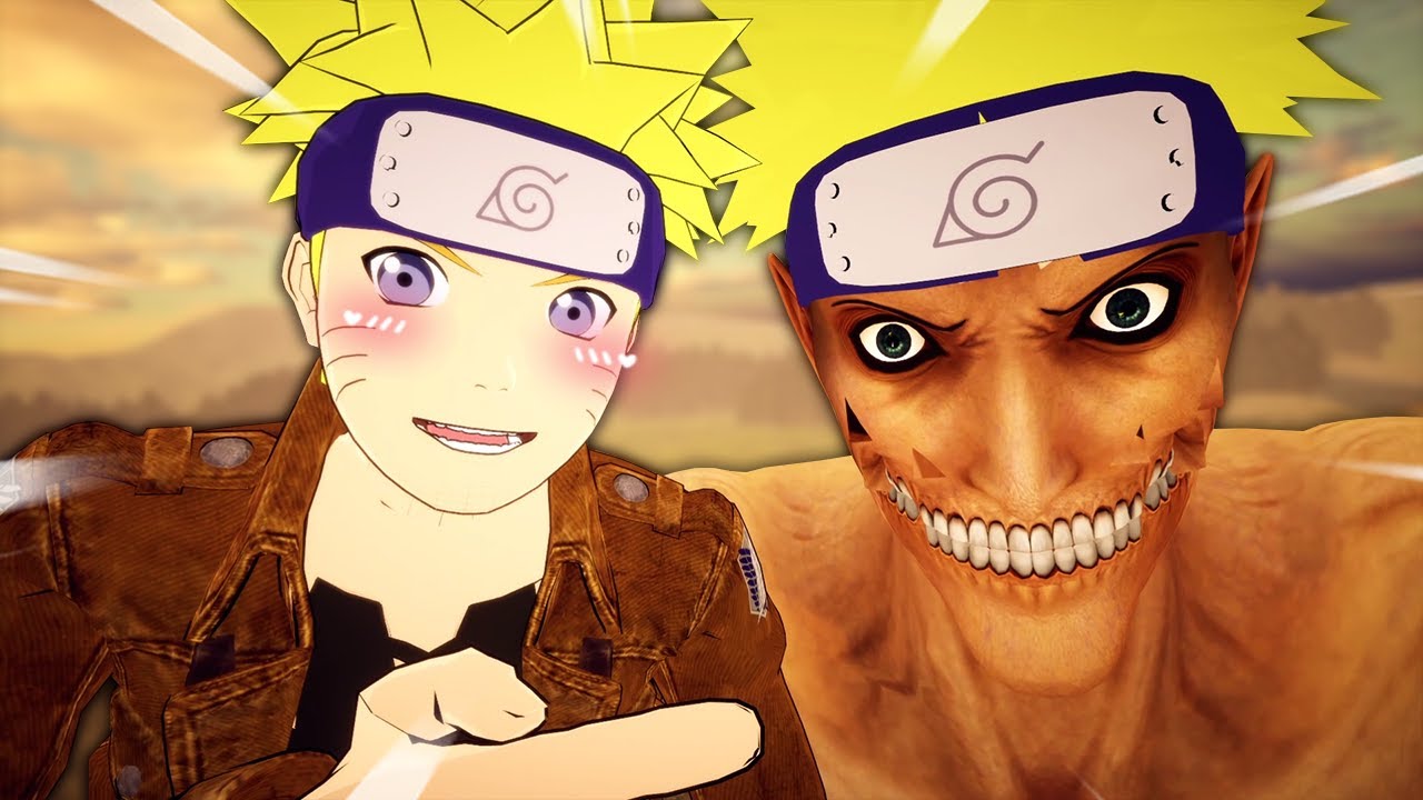 Naruto Becomes A Titan?? (aot vr) - YouTube