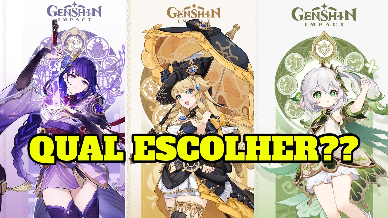 RAIDEN VS NAHIDA VS NAVIA QUAL ESCOLHER?? GENSHIN IMPACT - YouTube