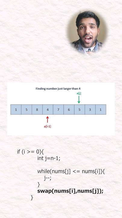 Next Permutation | Daily DSA Questions🧑‍💻 #shorts - YouTube