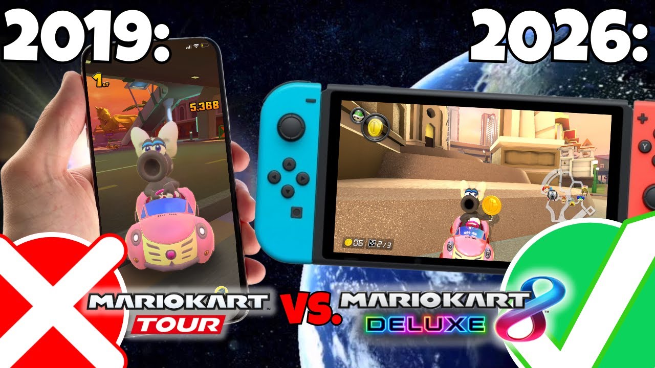 Playing MARIO KART TOUR COMBOS in MK8DX?!? - YouTube