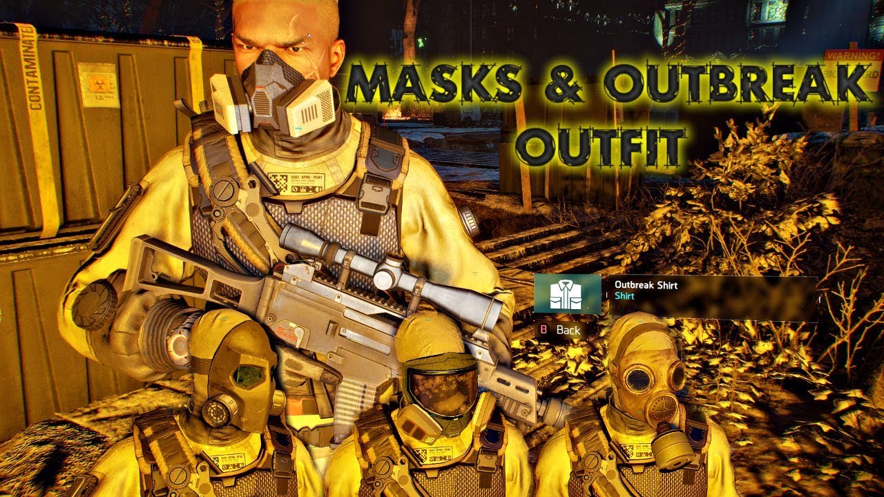 Masks - Outbreak Outfit: The Division 1.7 - YouTube