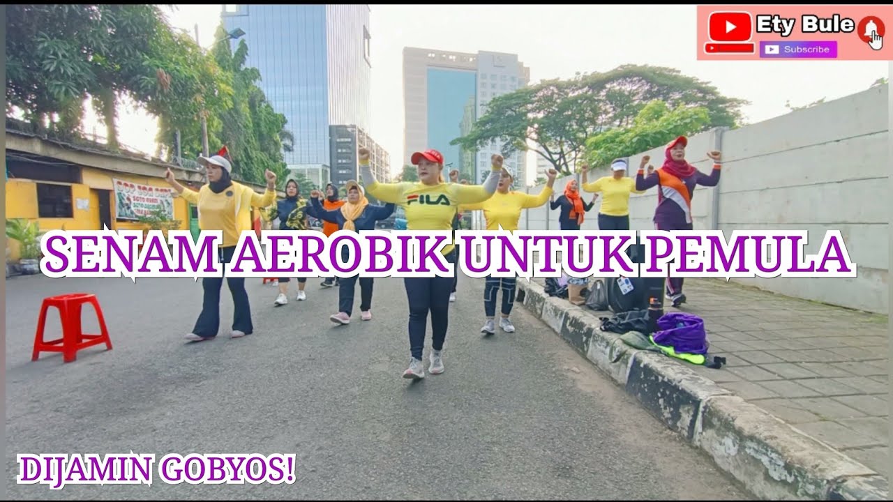 SENAM AEROBIK UNTUK PEMULA (FULL MUSIC) - YouTube