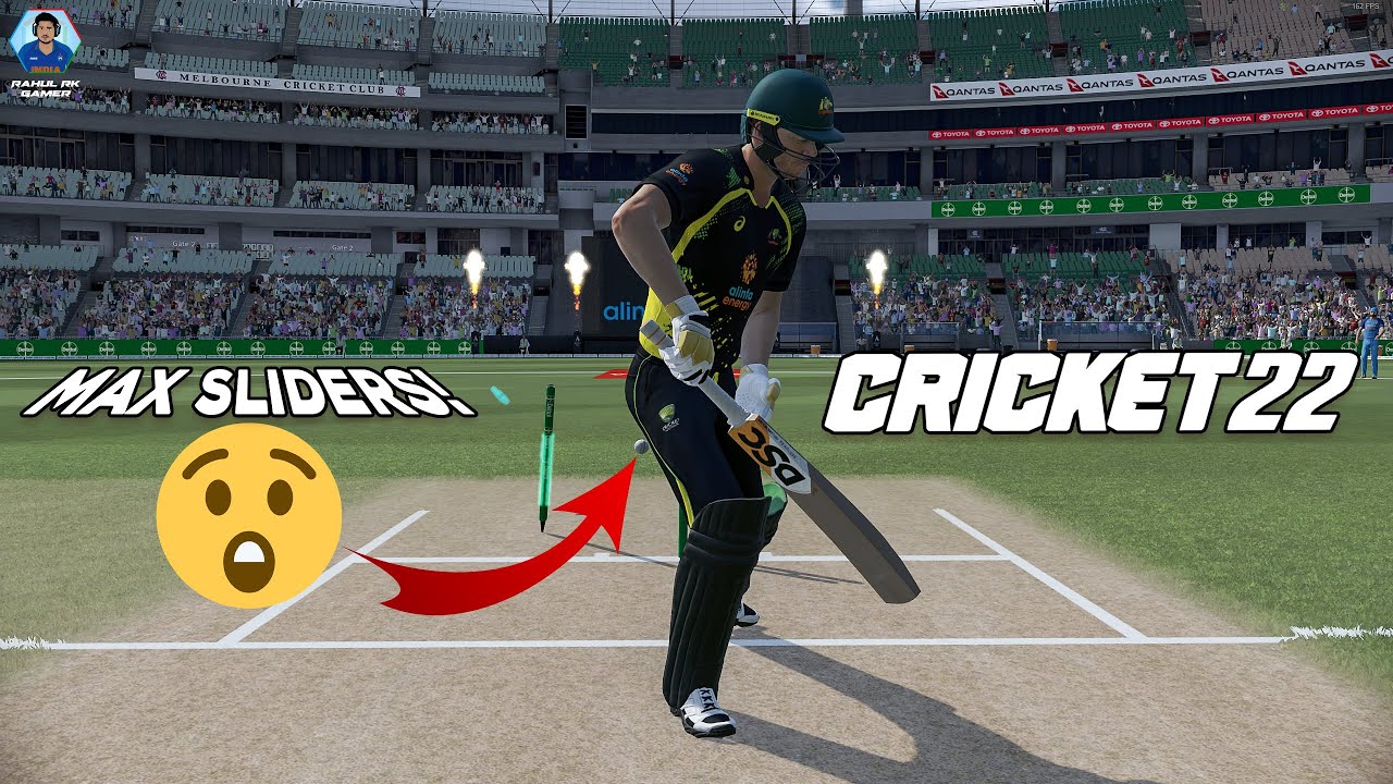 Khatam! ☠ - Maxing Out All Sliders in Cricket 22 - YouTube