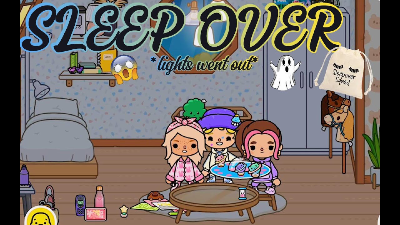 Toca Life Sleep Over Episode 09#tocaboca #roleplay - YouTube