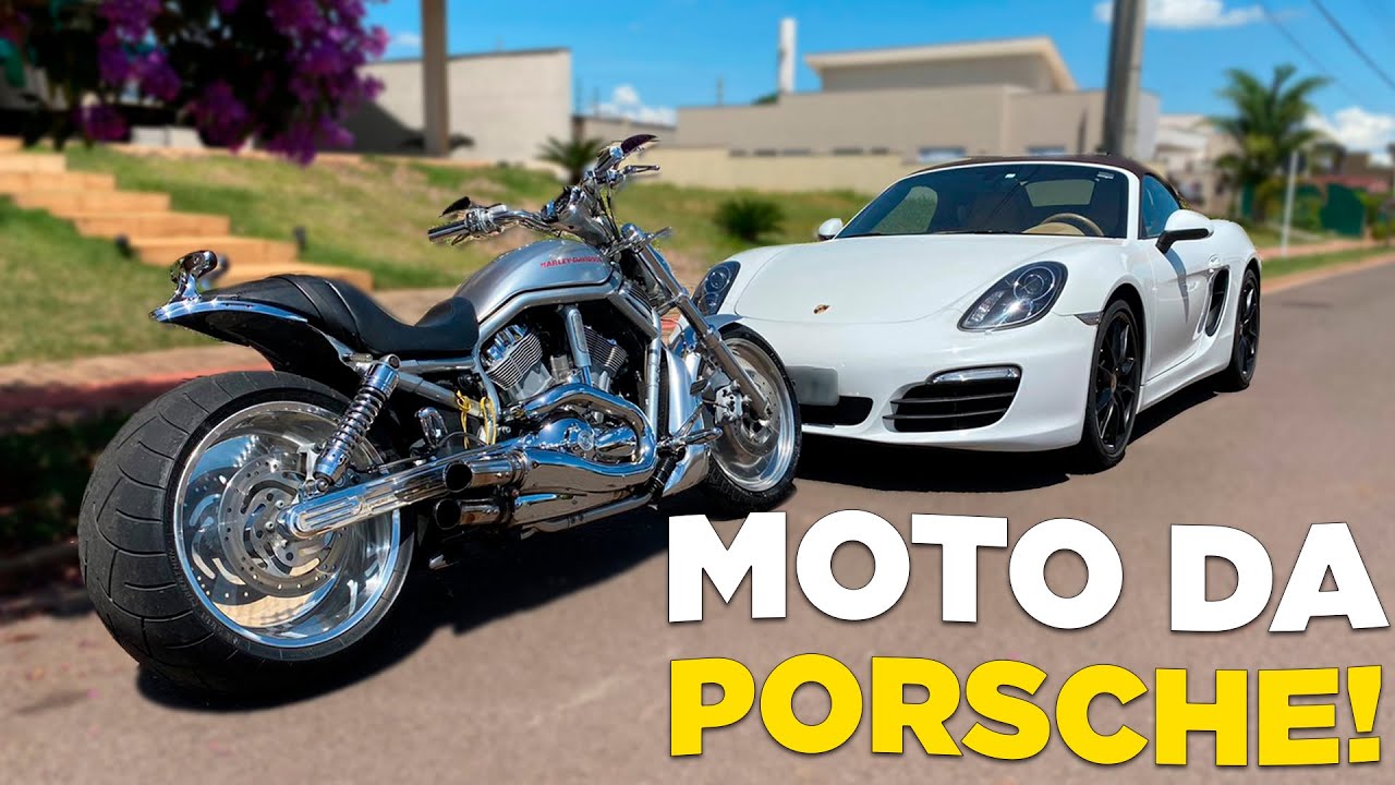 HARLEY DAVIDSON V-ROD x PORSCHE COM KIT AMERICANO RARÍSSIMO! - YouTube