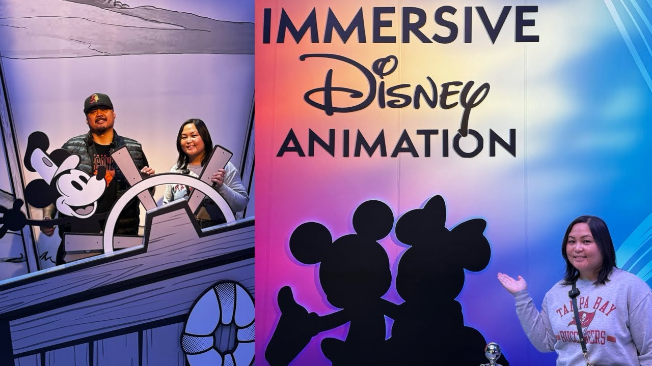We found Disney in Las Vegas - Immersive Disney Animation - YouTube