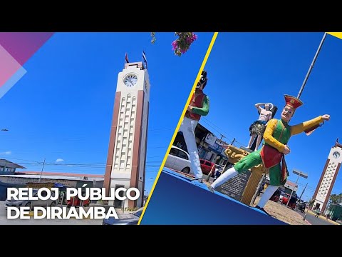 Así es el Reloj Público, un icono de la tierra del Güegüense, Diriamba ...