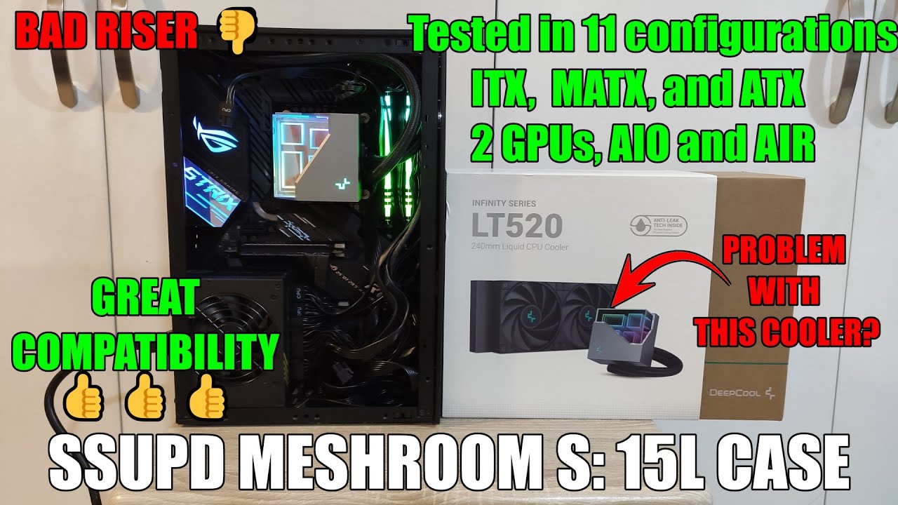 SSUPD Meshroom S | A 14.9L SFF ITX / MATX / ATX Build - YouTube