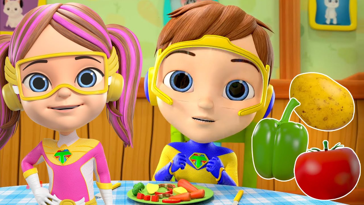 Vegetables Song, Healthy Veggies and Kids Fun Learning Video - YouTube