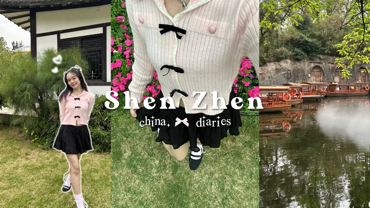 shen zhen china diaries 𐙚 | touristy places , miniso hunt , alone ...