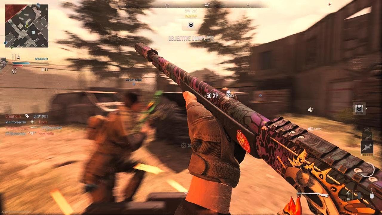 Riot shield on the back - YouTube