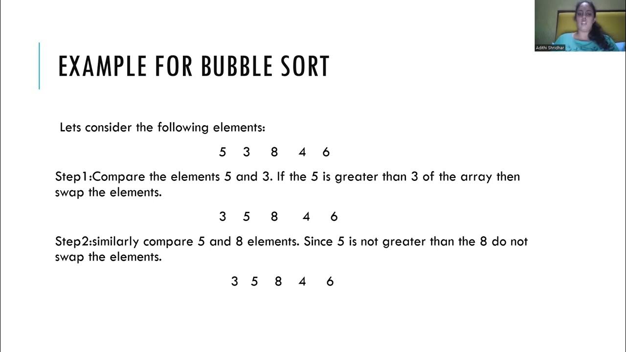 bubble sort - YouTube