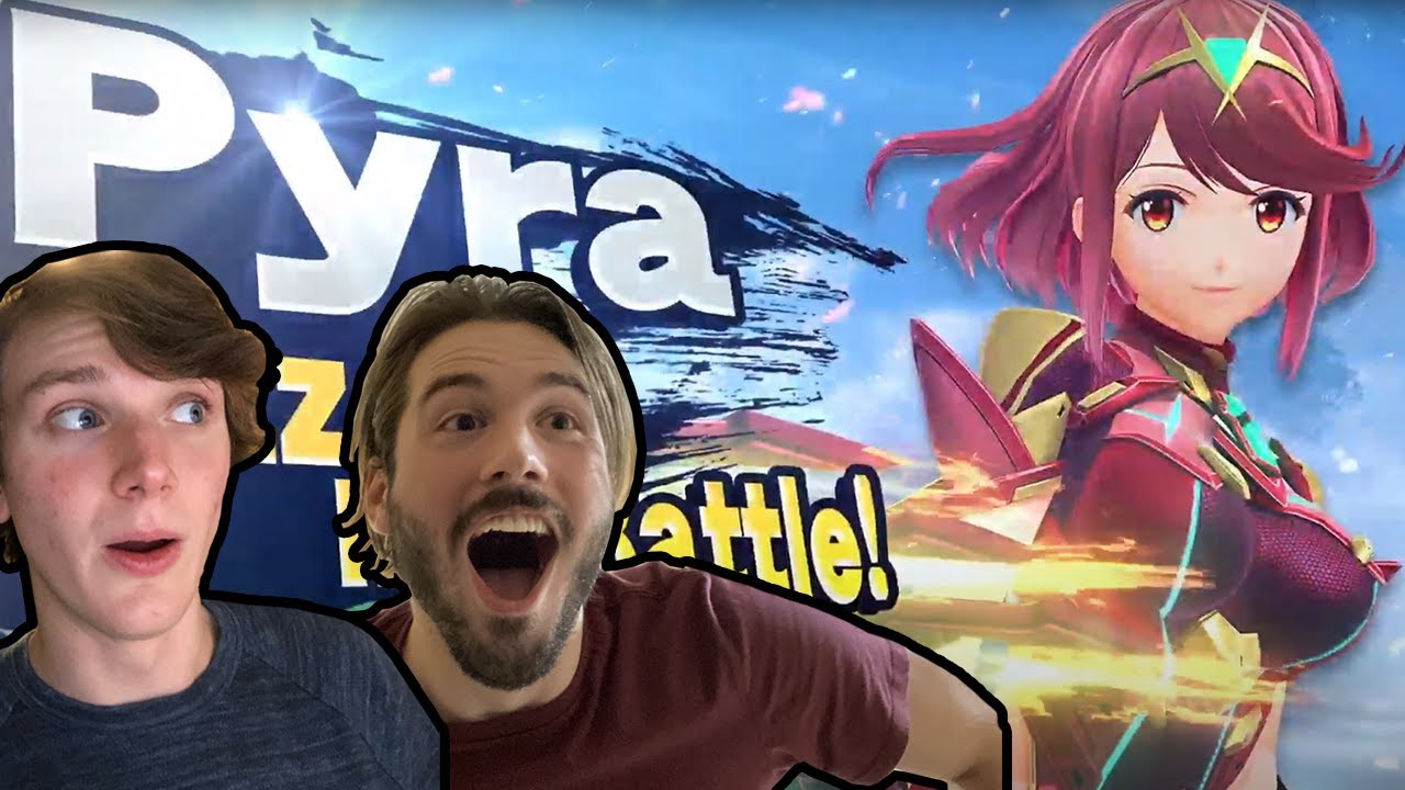 PYRA IN SMASH BROS REVEAL REACTION - YouTube