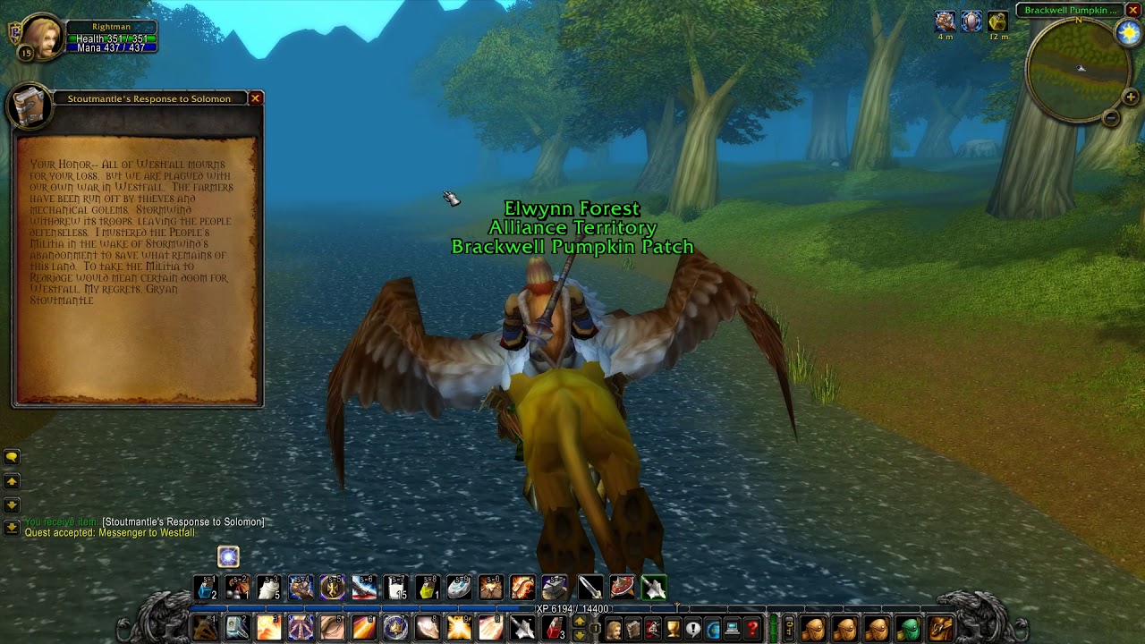 World of Warcraft: Redridge Mountains: Messenger to Westfall - YouTube
