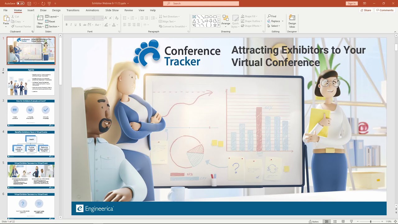 Conference Tracker - How to create a PowerPoint presentation V2 - YouTube