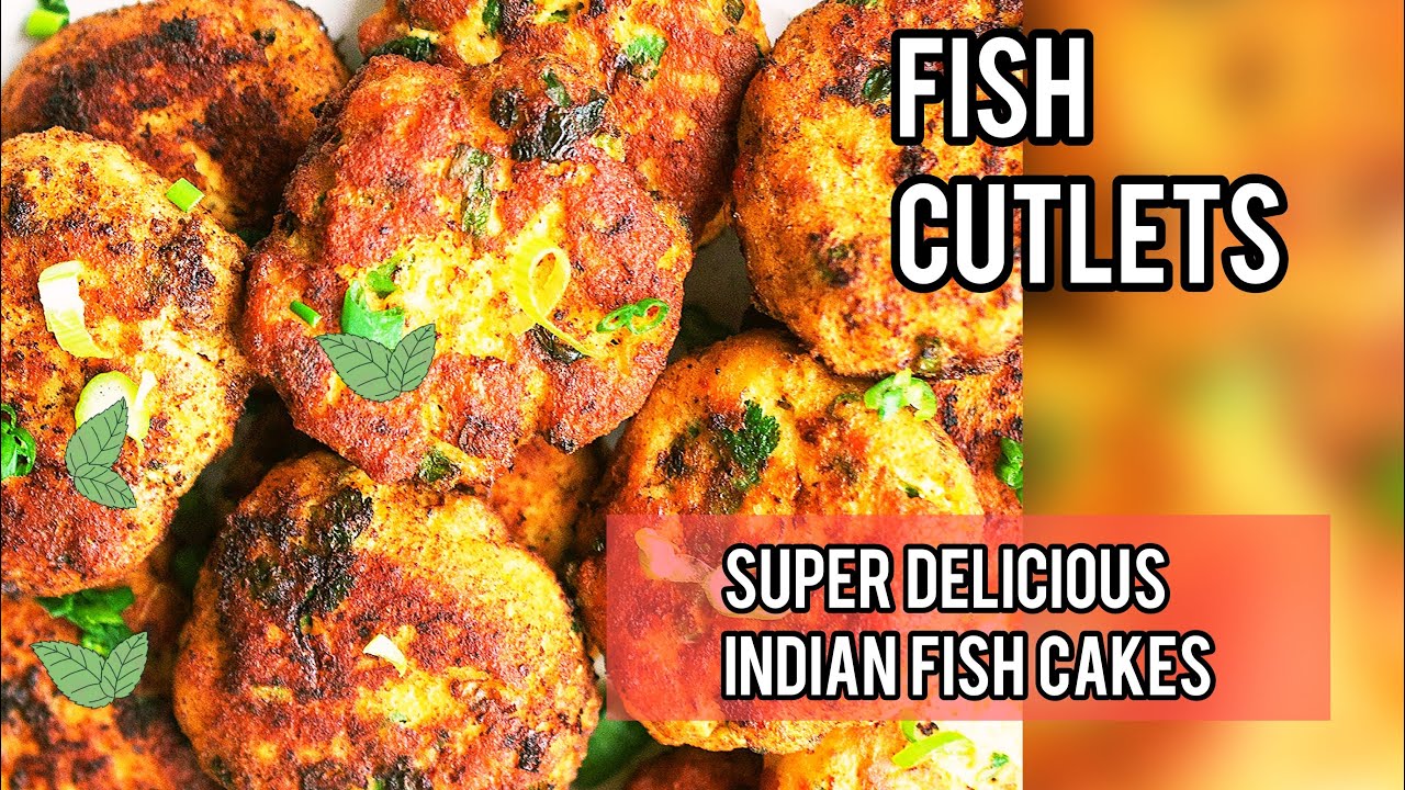 ️ Indian masala fish finger food | Indian fish cakes | fish cutlets or ...