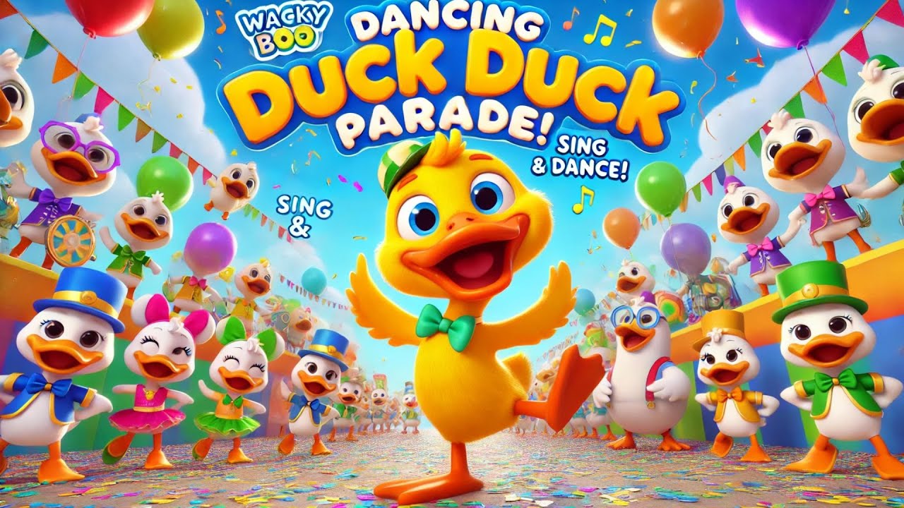The Dancing Duck Parade | Fun Kids Song & Dance | Wacky Boo Kids Songs ...