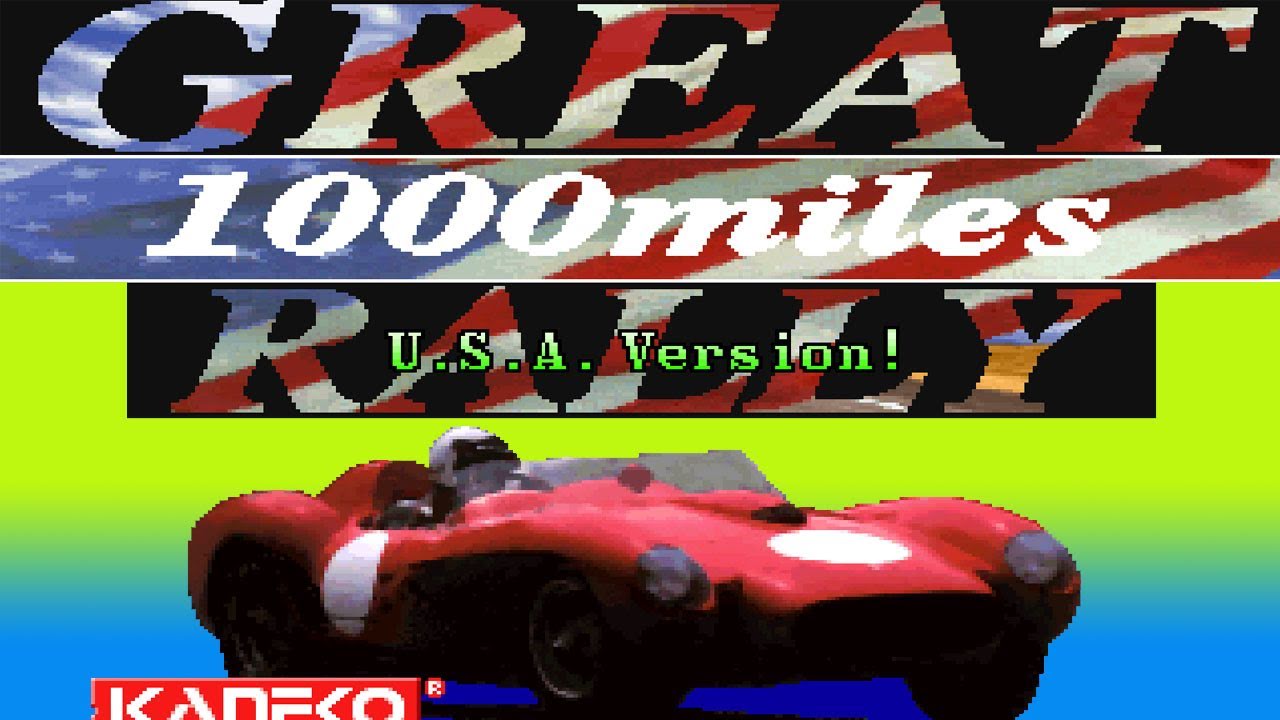 Great 1000 Mile Rally Arcade Game Review - MAMECADE 50 - YouTube