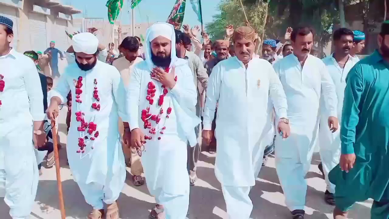 11 Rabi Ul Awal Celebrating in Dokri City, Syed Ali Ahmed Shah Jillani ...