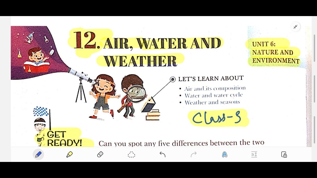 AIR, WATER AND WEATHER CHAPTER 12 CLASS 3 RISE SCIWISE BOOK EXERCISE ...