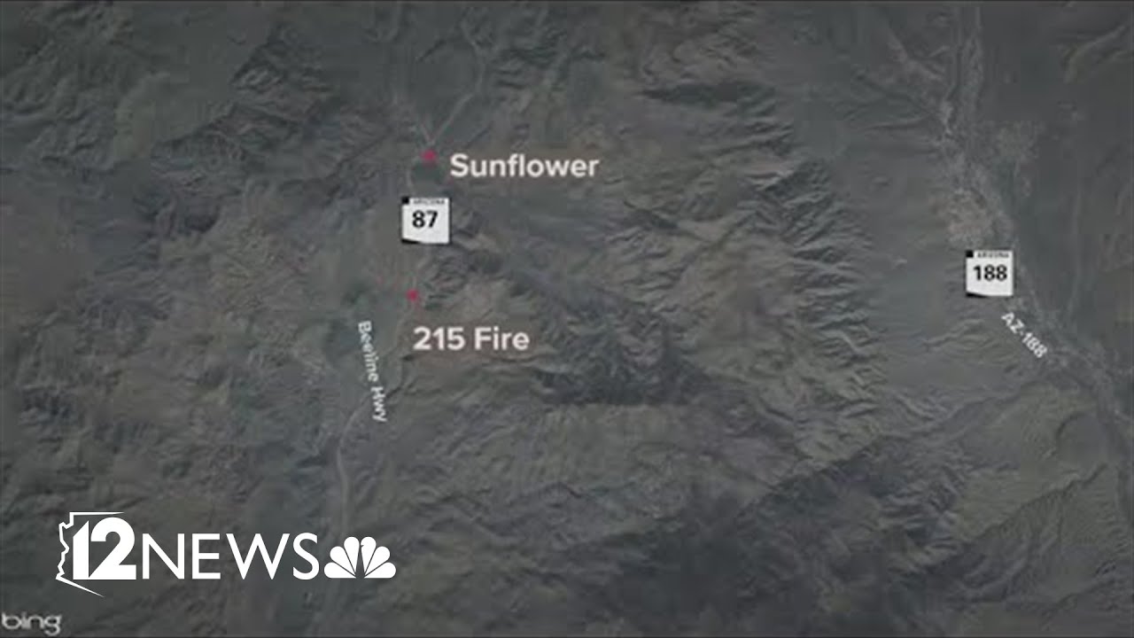 Brush fire closes lanes of SR 87 - YouTube