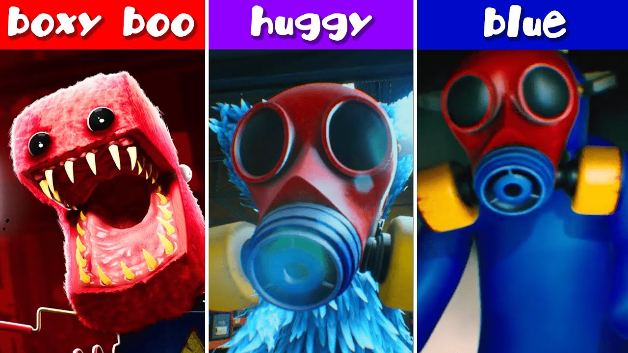 Fnf Vs Boxy Boo But Huggy Wuggy Different Colors Sing It Fnf Vs Hot