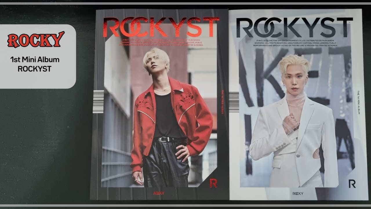 UNBOXING ROCKY - 1st Mini Album - ROCKYST - YouTube