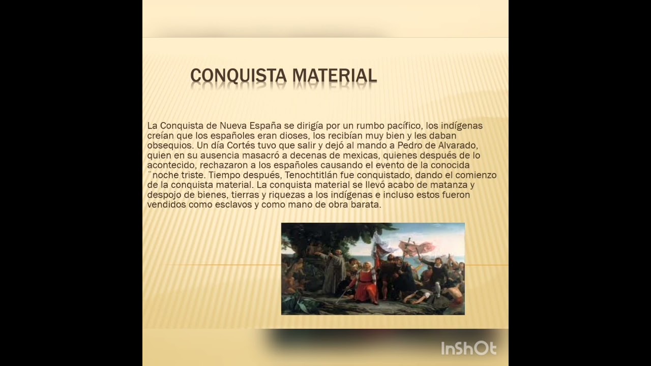 Historia ( conquista material y espiritual) - YouTube