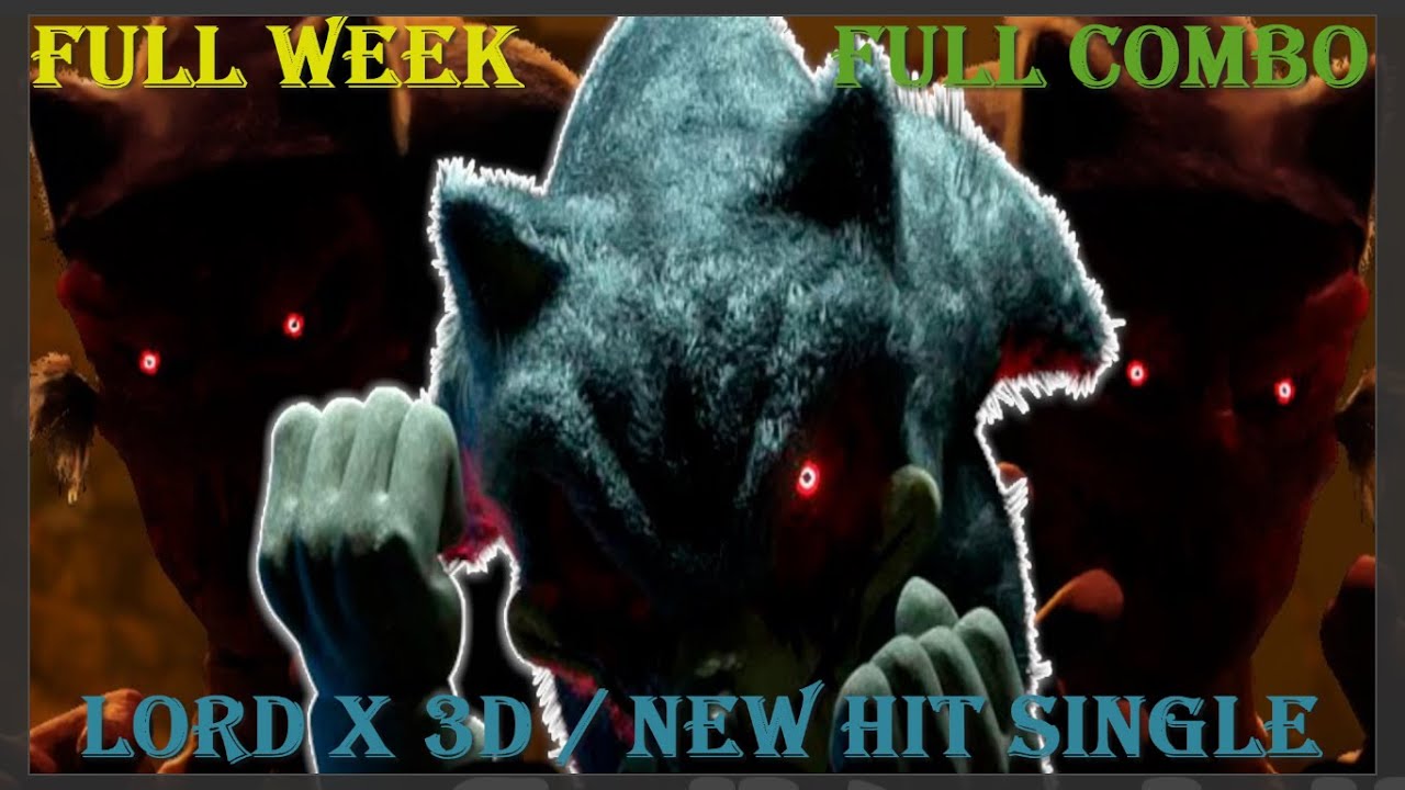 Friday Night Funkin - Lord X 3D / New Hit Single / Full Week / Full ...
