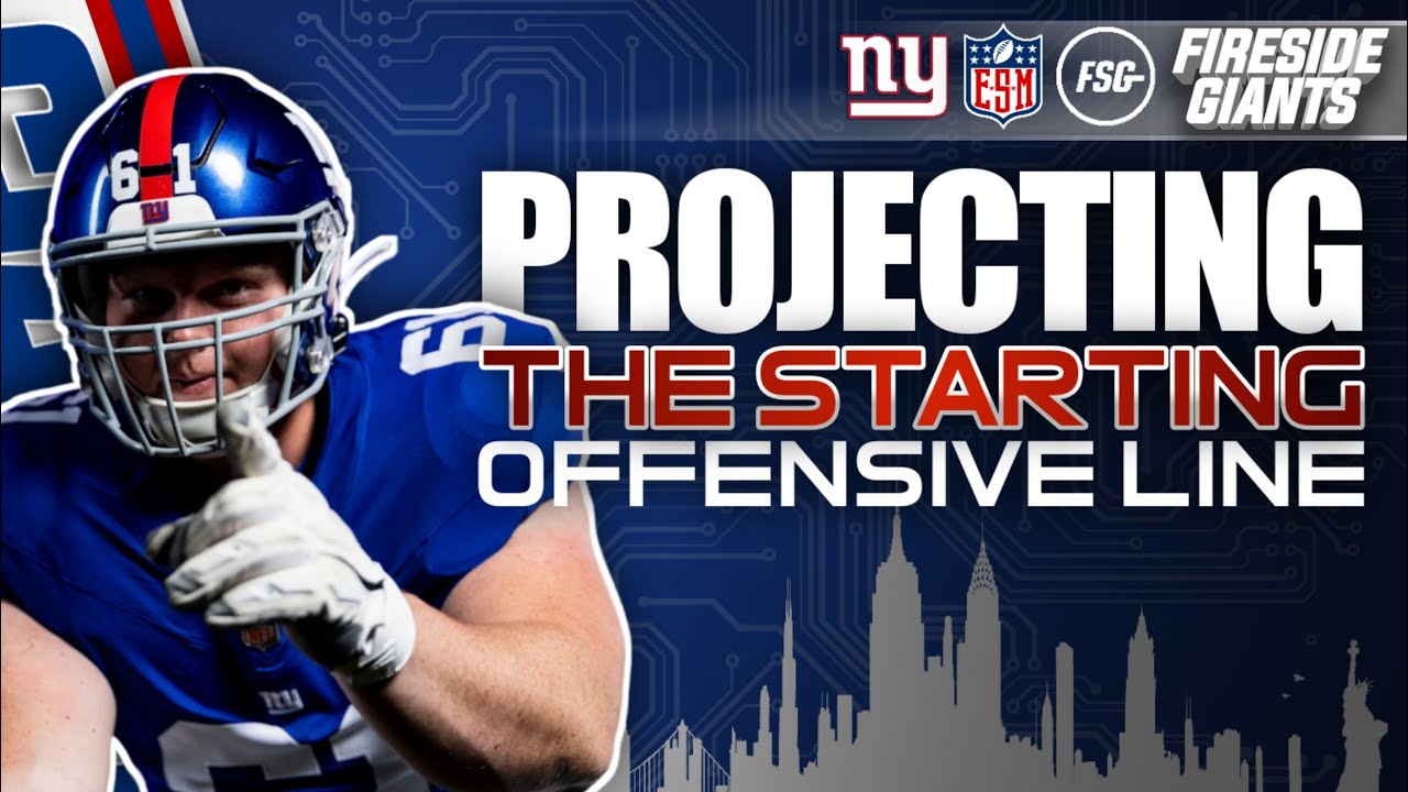 Projecting the Giants' STARTING 5 on the offensive line - YouTube