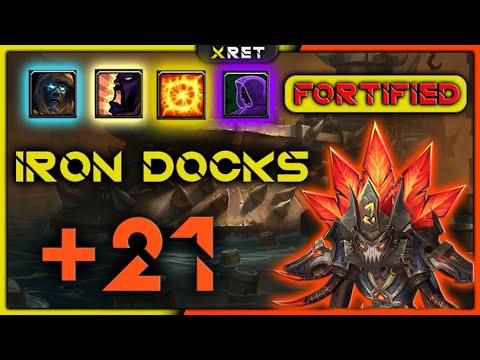 Iron docks +21 | Resto Shaman Commentary | Season 4 Tyrannical - YouTube