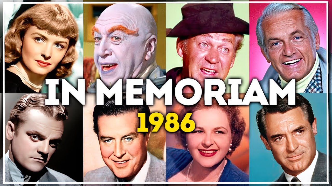 In Memoriam - The Stars We Lost in 1986 - YouTube