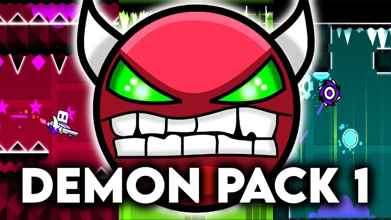 Demon Pack 1 (yStep, Demon Park, Extreme Park) | Geometry Dash - YouTube