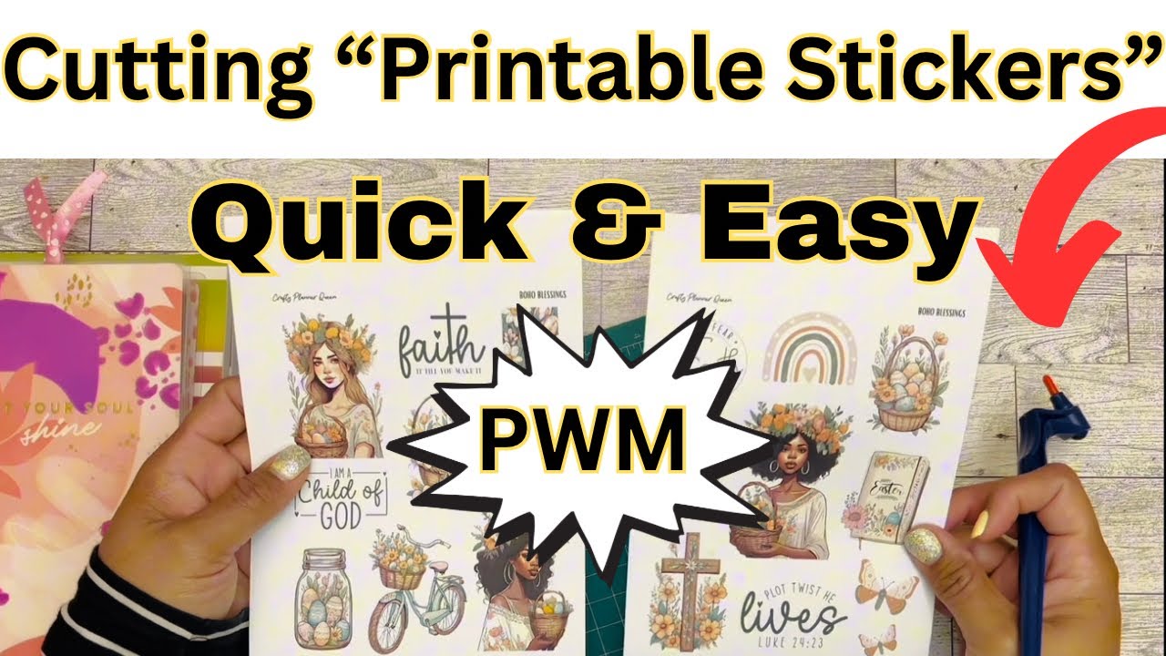 Cutting “Printable Stickers” | Quick & Easy Tutorial ft. “Gyro Cut ...
