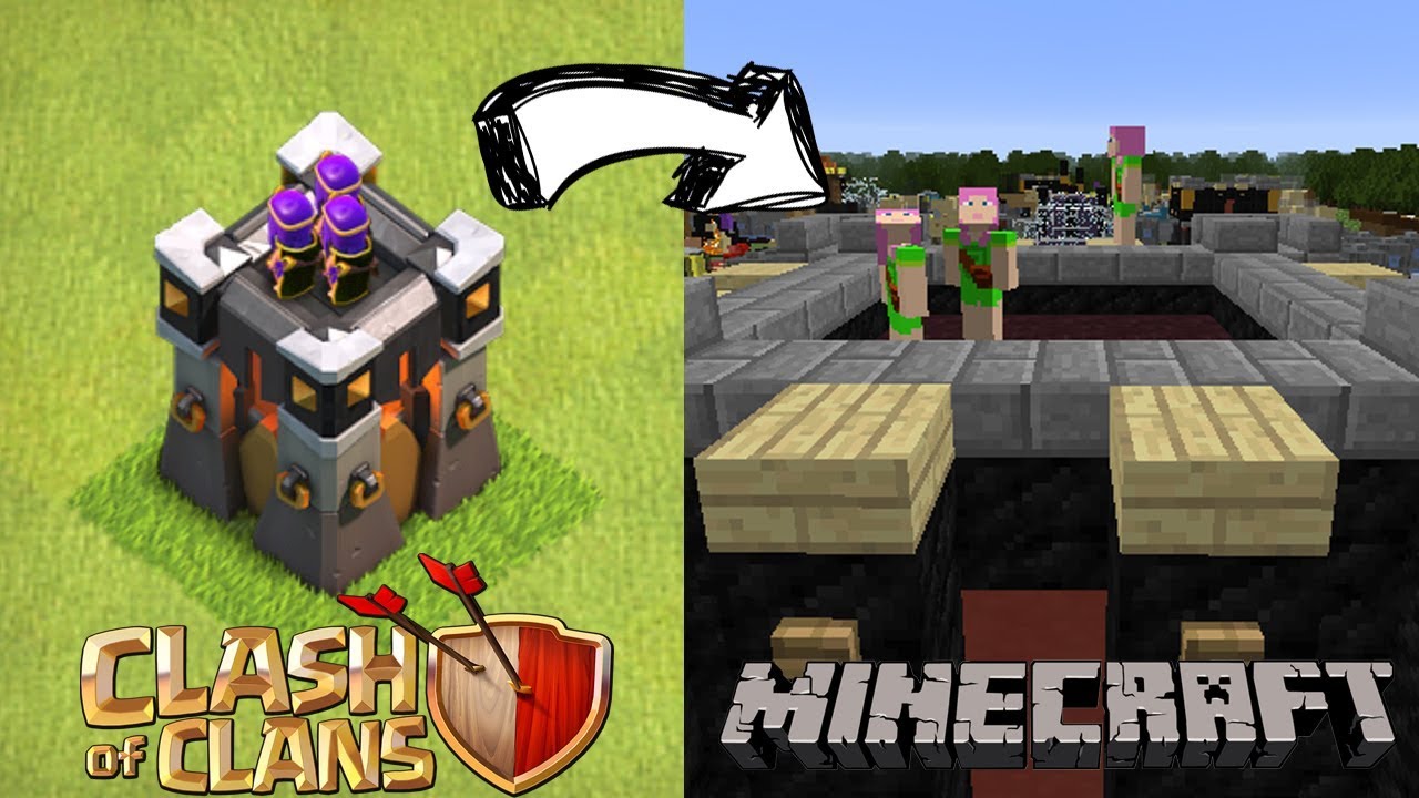 Clash Of Clans Minecraft Base