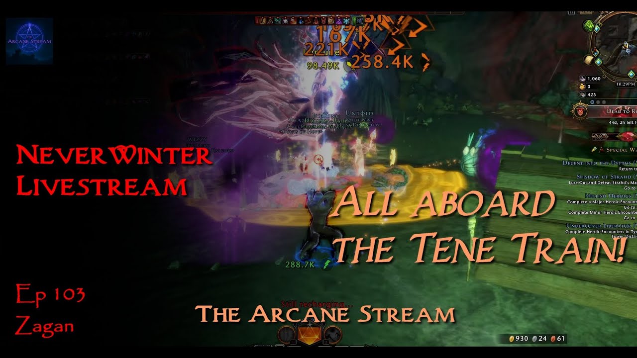 Live Now | Neverwinter Livestream - July 14 (Ep 103) - Zagan - Wizard - YouTube