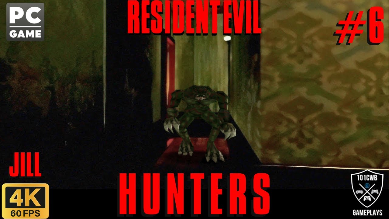 RESIDENT EVIL 1 HUNTERS #6 | PC | Seamless HD | 4K 60fps | JILL ...