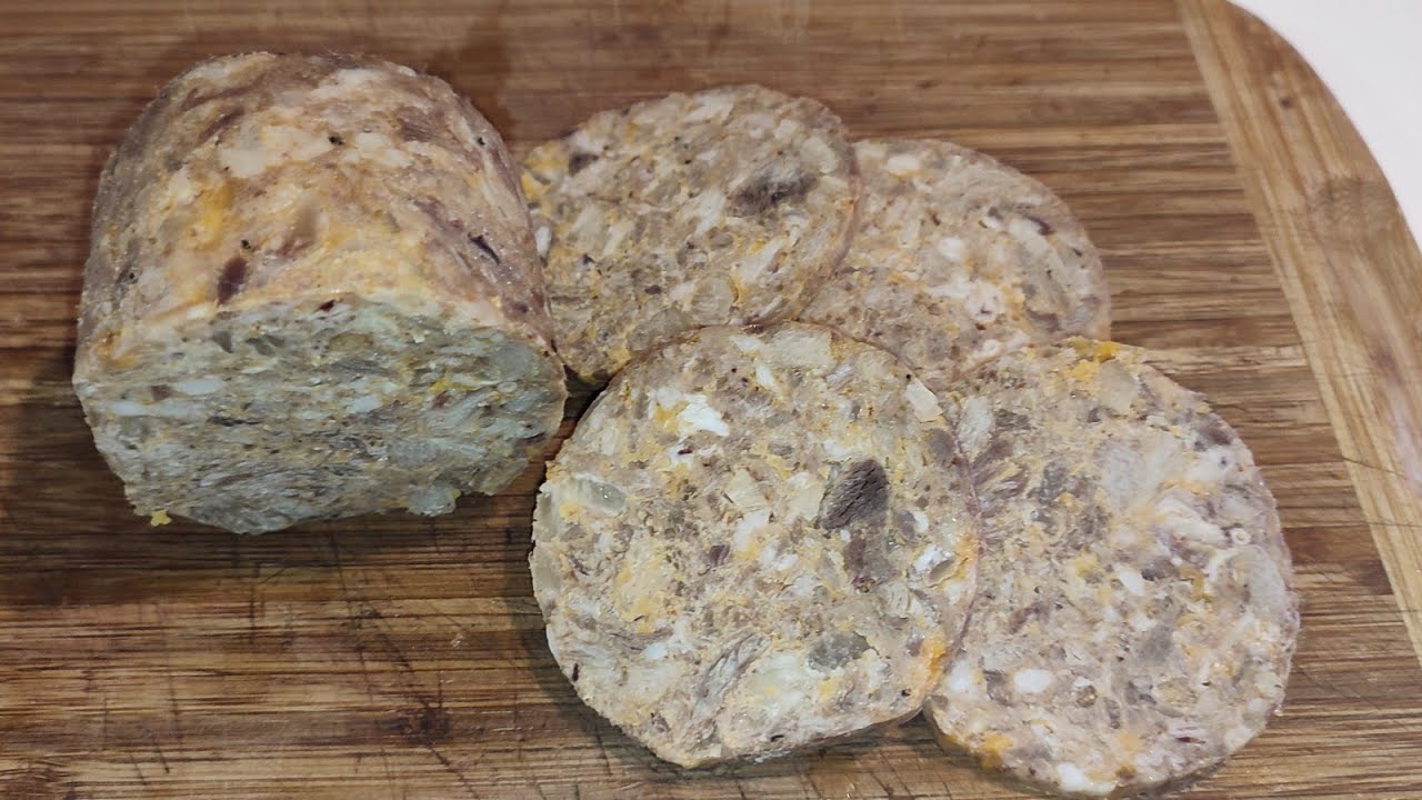 Kobasica od kuvanih butkica-Recept(Sausage made from boiled drumsticks ...