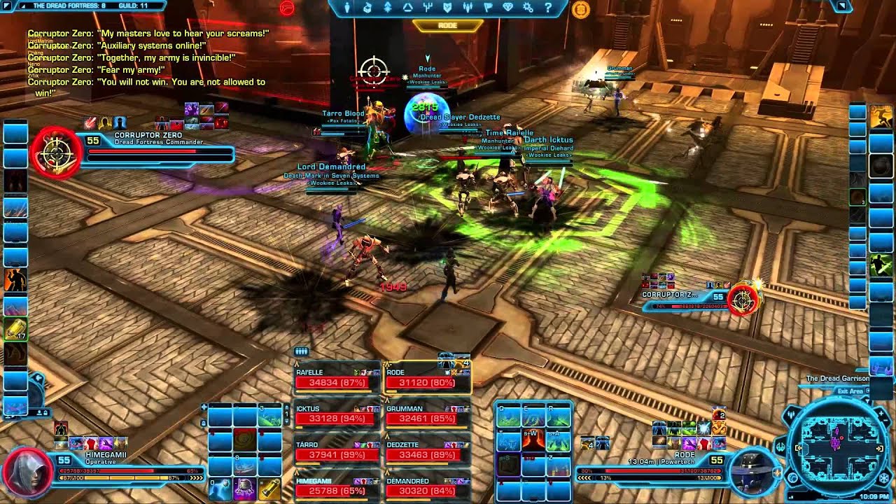 Star Wars: The Old Republic HM Corrupter Zero - Dread Fortress - YouTube