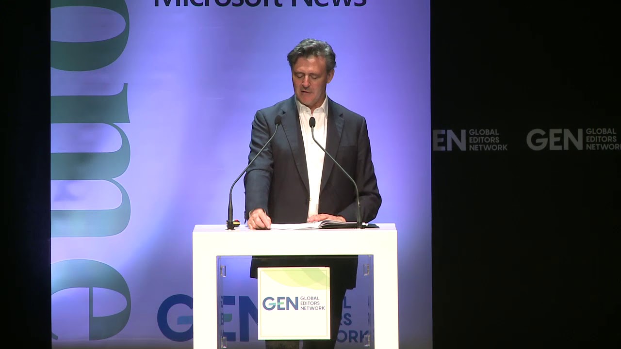 GEN Summit 2019: Keynote session with John Micklethwait, Editor-in ...