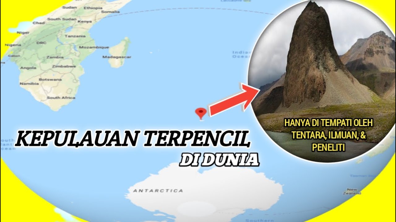 pulau paling terpencil di dunia yang berada di tengah samudra hindia ...