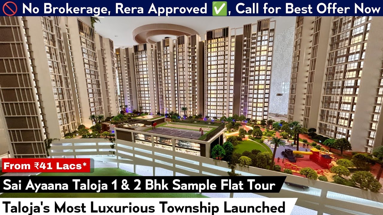 Sai Ayaana Taloja | 1 & 2 Bhk Sample Flat | Best Projects in Taloja ...