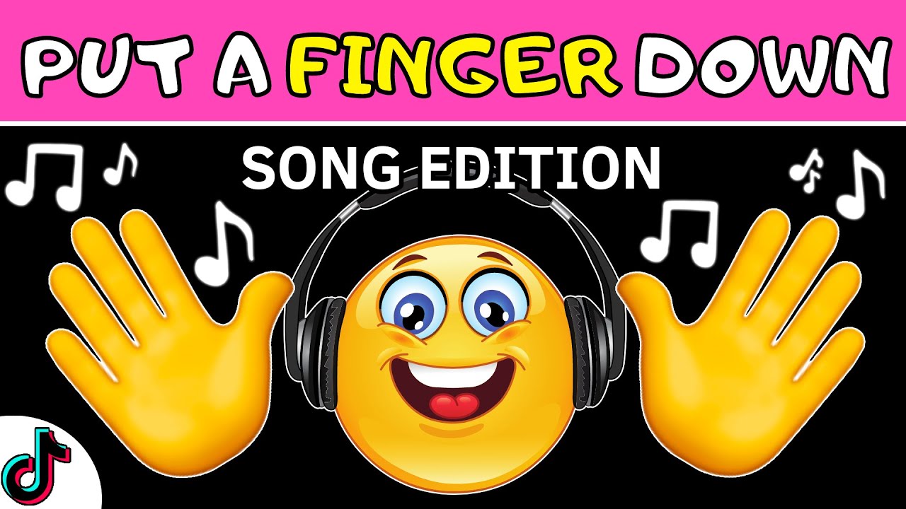 Put A Finger Down SONG EDITION 🎶 - Do You Know ALL 25 SONGS? - YouTube