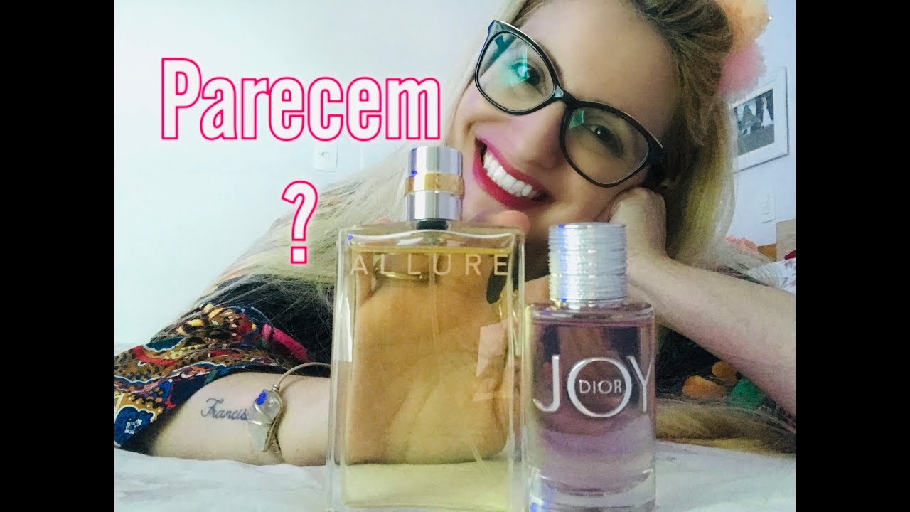 Perfume Joy Dior X Allure Chanel EDT - YouTube