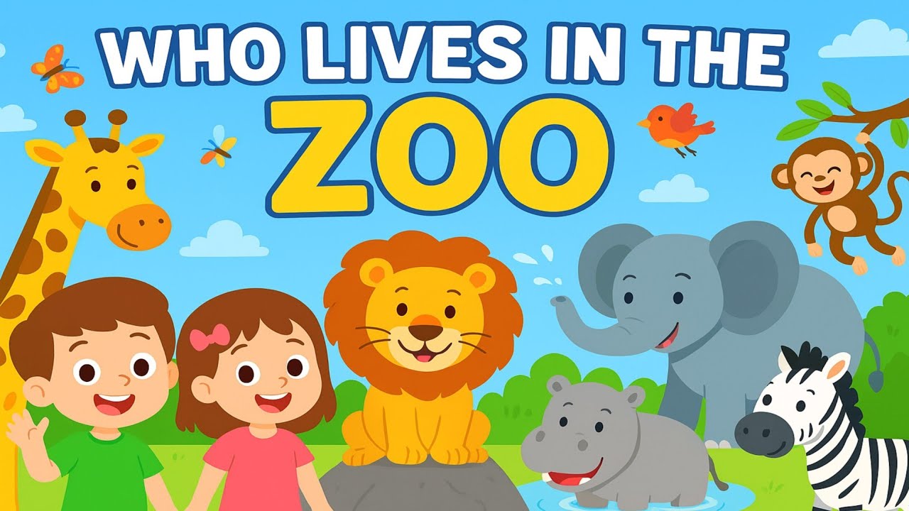 Zoo Animals Song for Kids | Animal Song for Kids | English Nursery ...