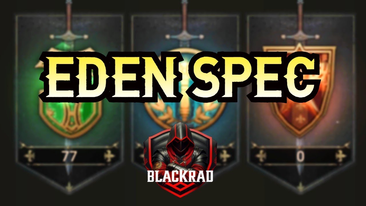 How to Spec for Eden depending your role ? Guide for Specialisation ...