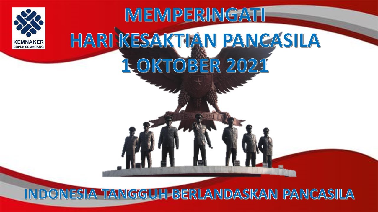 Upacara Peringatan Hari Kesaktian Pancasila 1 Oktober 2021 ...
