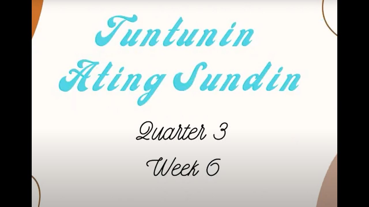 ESP 3 QUARTER 3 WEEK 6 - YouTube