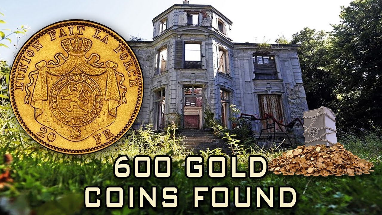 600 Gold Coins Found In Abandoned House! - YouTube