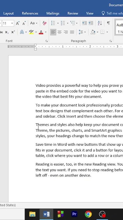 RAND() in MS Word - Easily generate sample text - YouTube